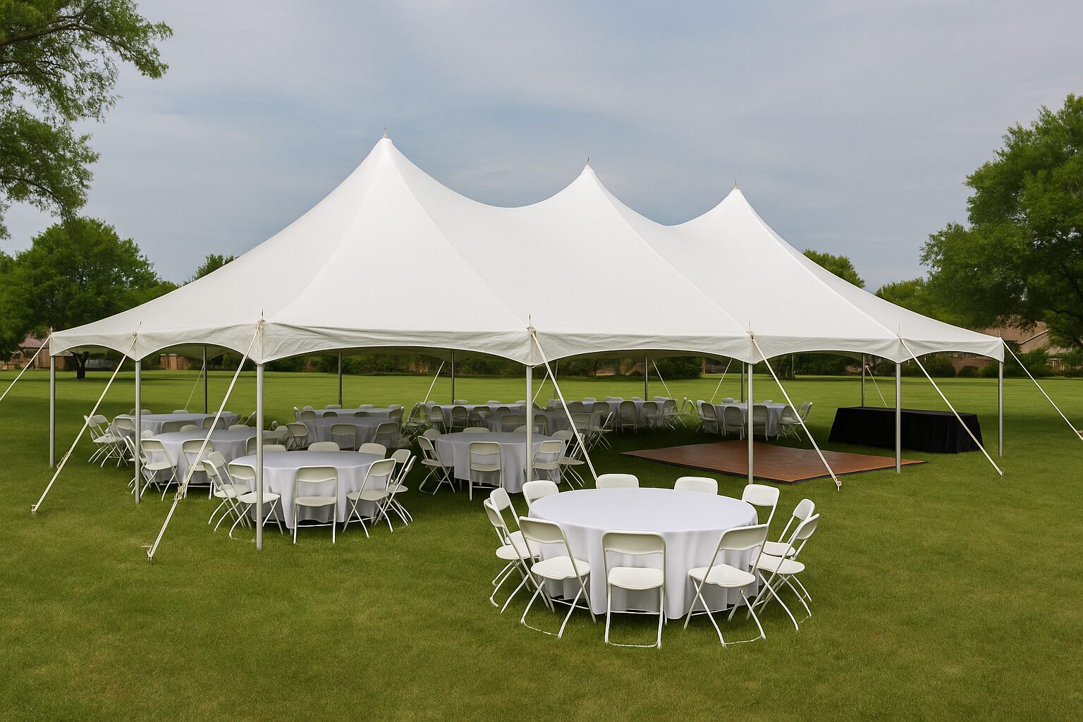 Tent Size Guide for Events in Colleyville | Dallas Rentals